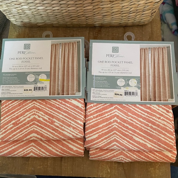 PERI Home | Accents | Set Of 2 Peri Home One Rod Pocket Panel Fossil ...